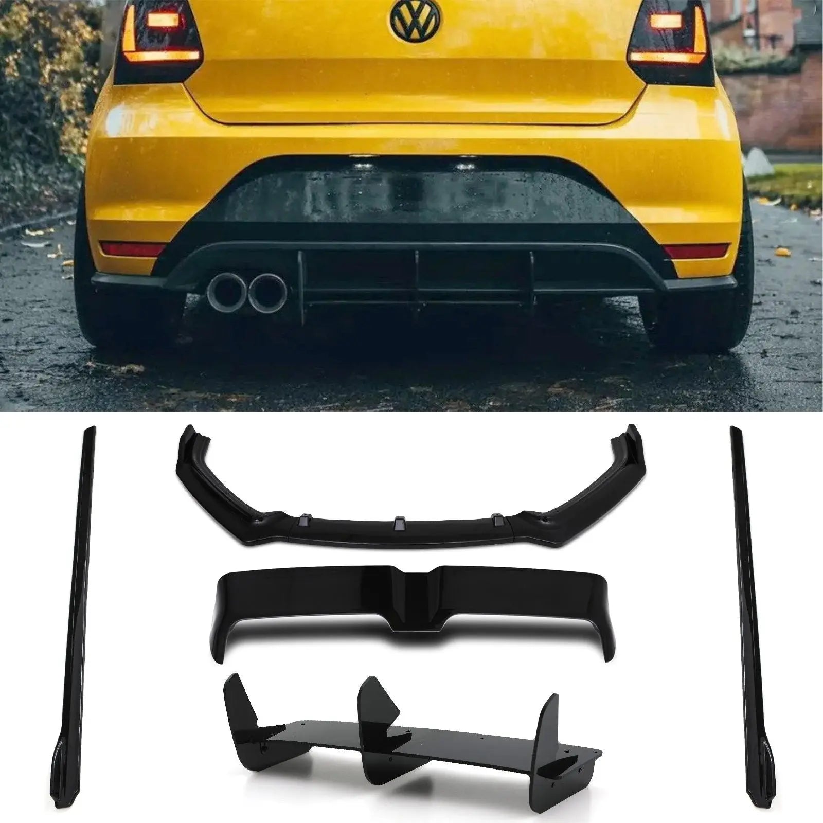 Oettinger Style Aero Body Kit - VW Polo MK5 6C GTI Facelift 14-18