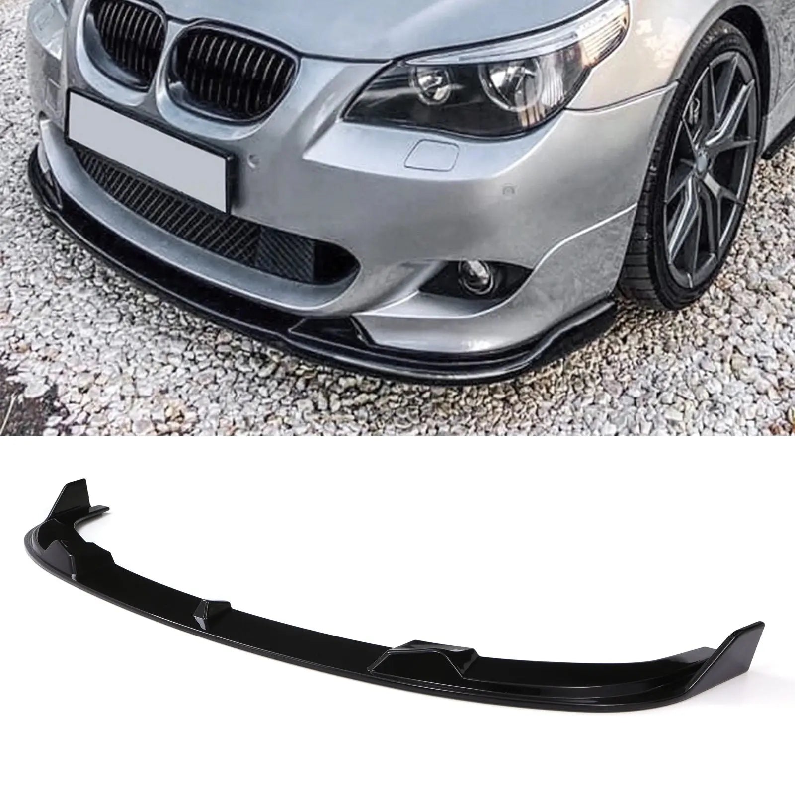 M Performance Style Front Splitter Gloss Black – BMW 5 Series E60/E61