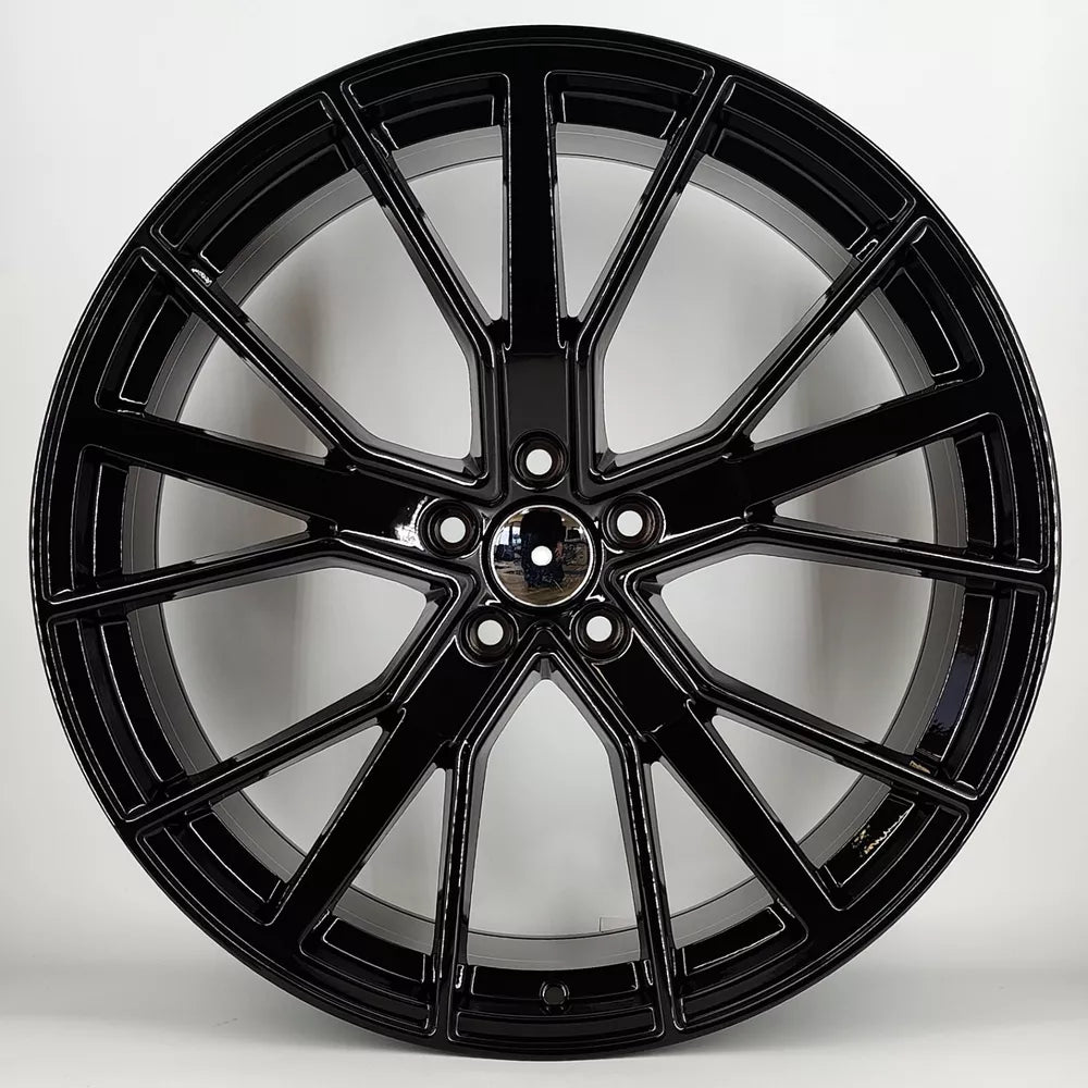 22" RS6 Performance Style Alloy Wheels – Full Gloss Black | OMI Wheels
